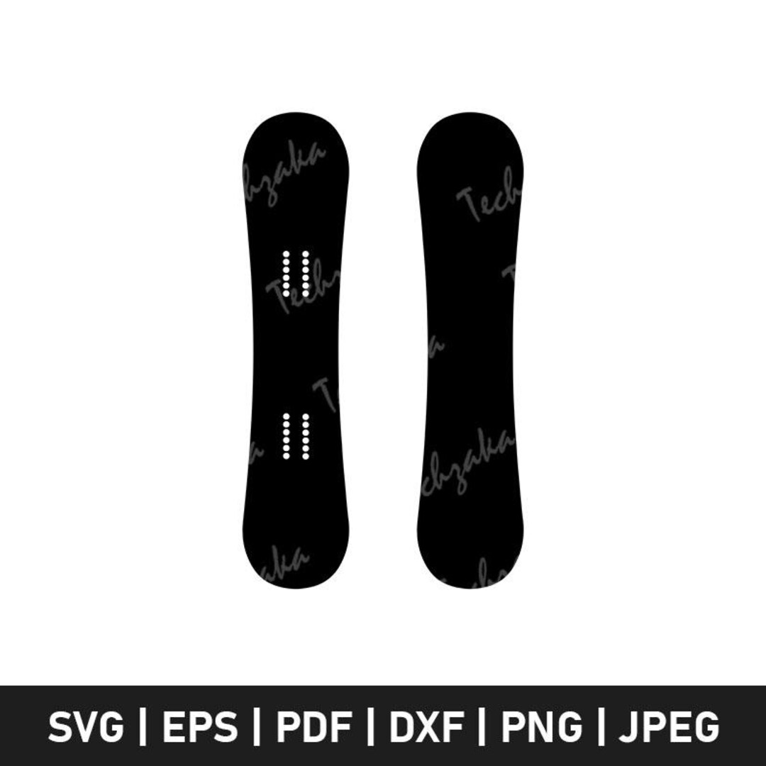 Snowboard Svg File, Snowboarding Silhouette, Snowboard Png, Extreme ...
