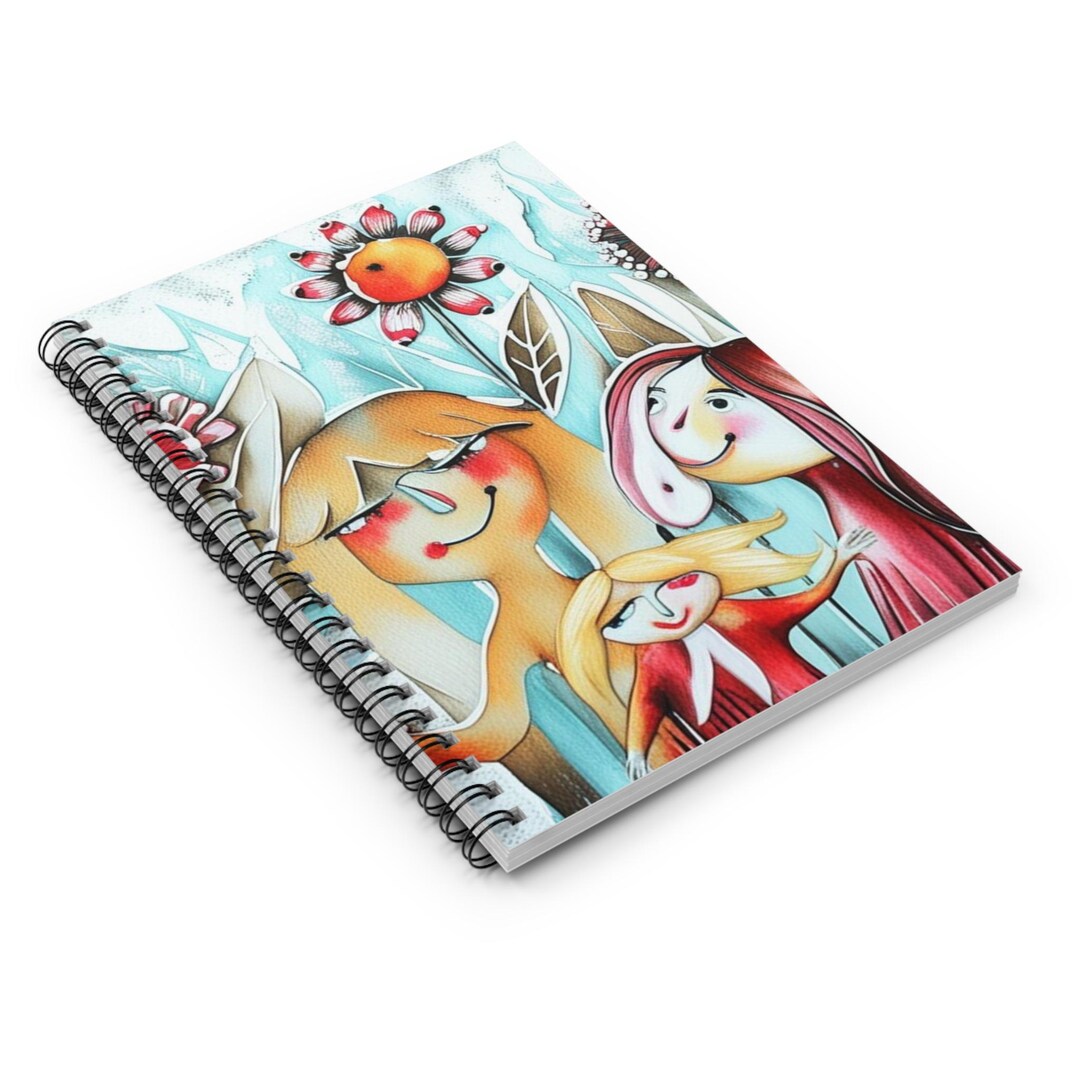 Spiral Notebook - Abstract Angel Art, Writing Journal, Diary ...
