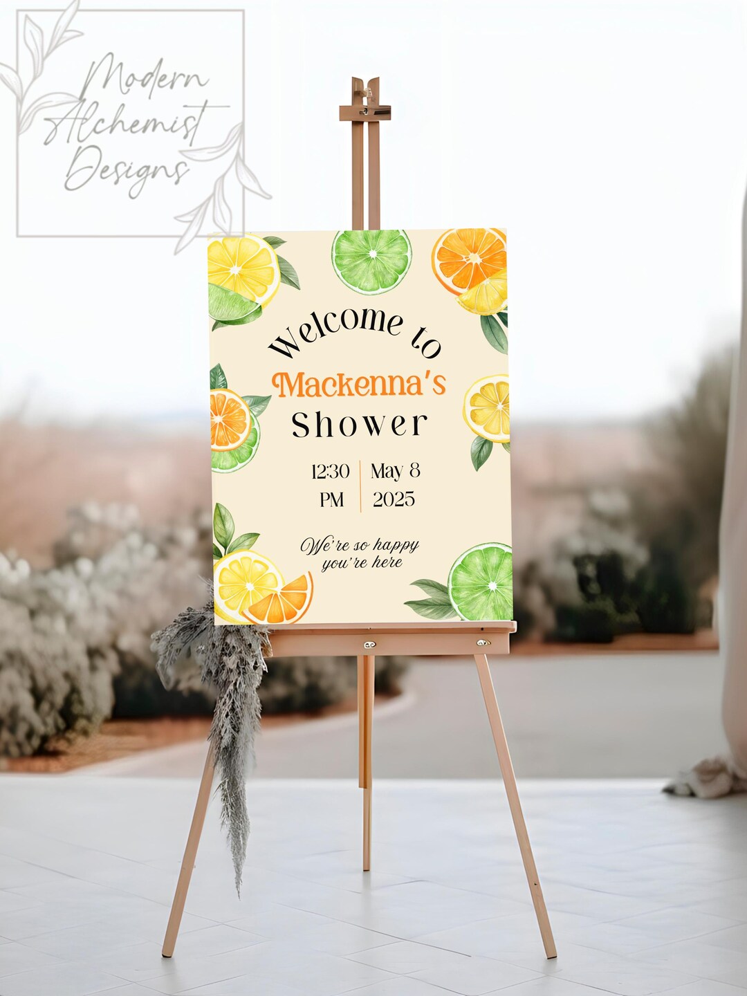 Bridal Shower Welcome Sign | She Found Her Main Squeeze | Editable ...