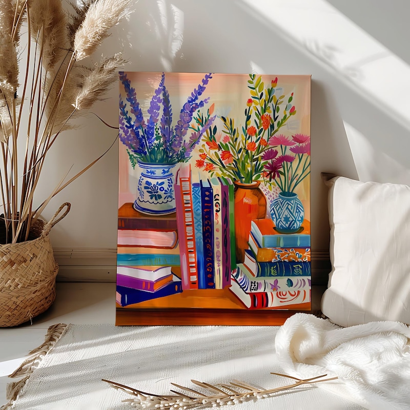 Bookish Paint by Numbers - Etsy