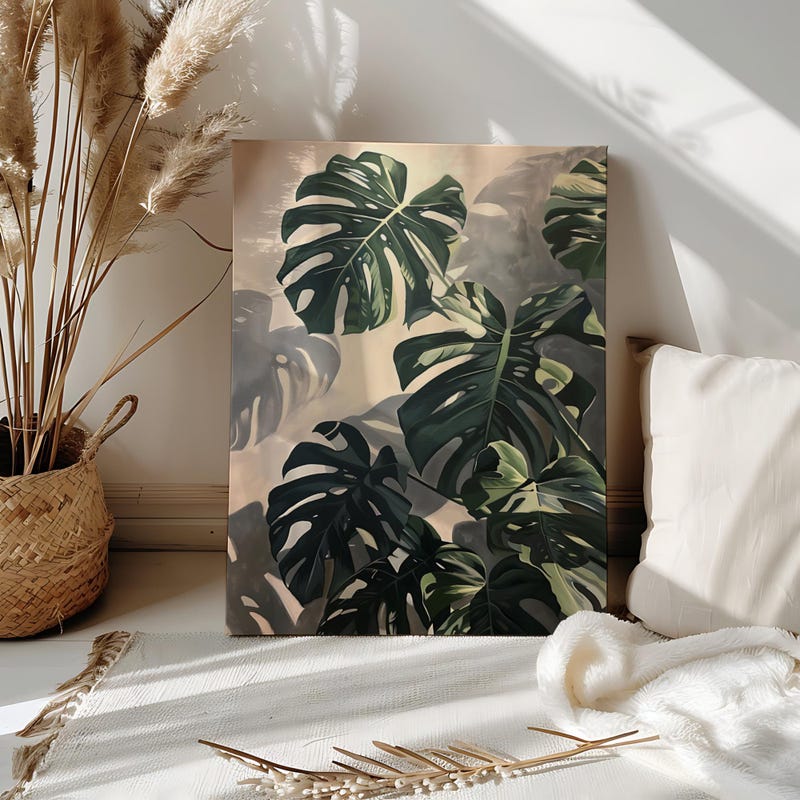 Monstera Plant Paint Kit - Etsy