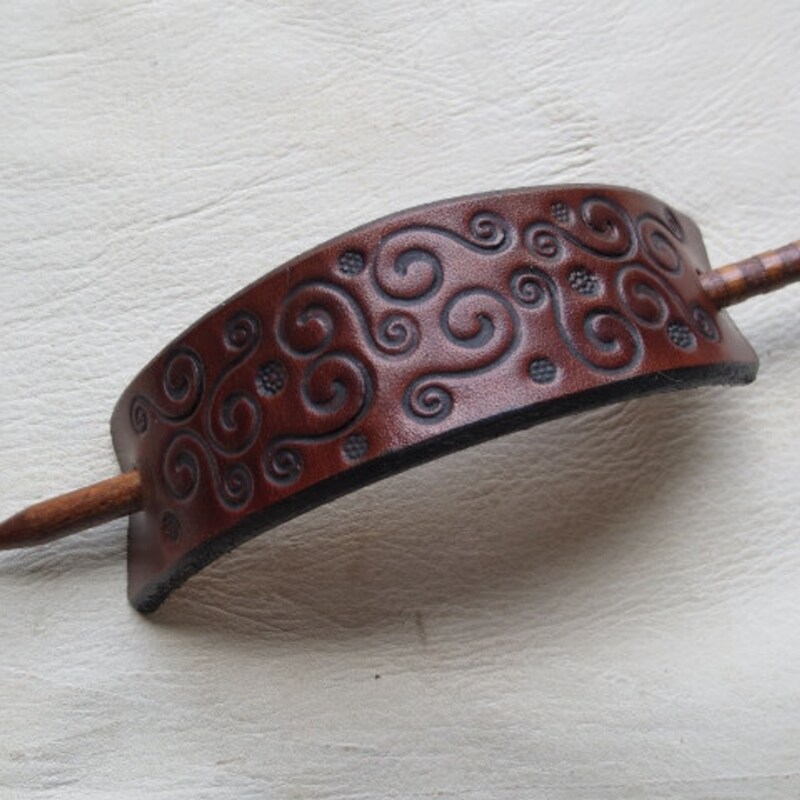 Leather Ponytail - Etsy