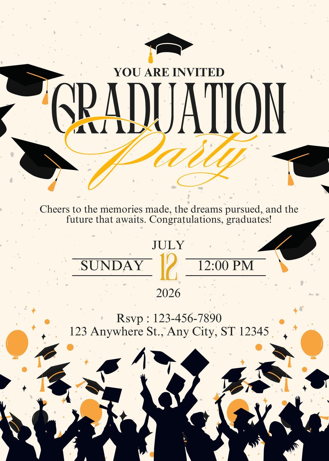 Graduation Party Invitation - Etsy
