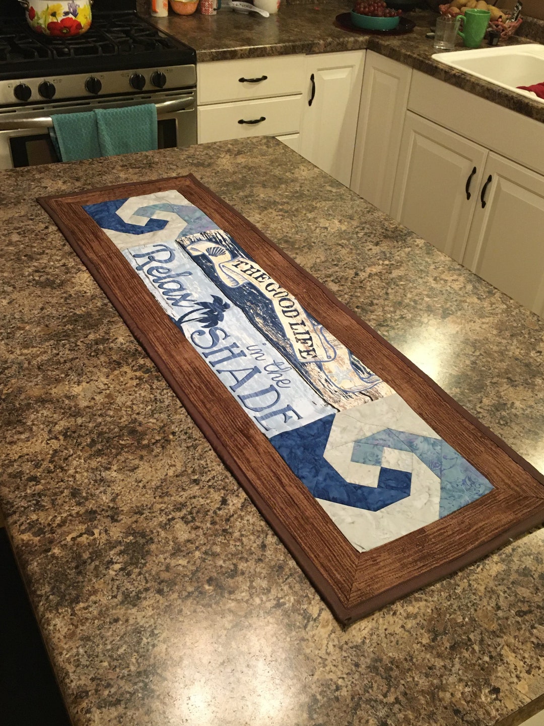 August Relax at the Beach Table Runner - Etsy