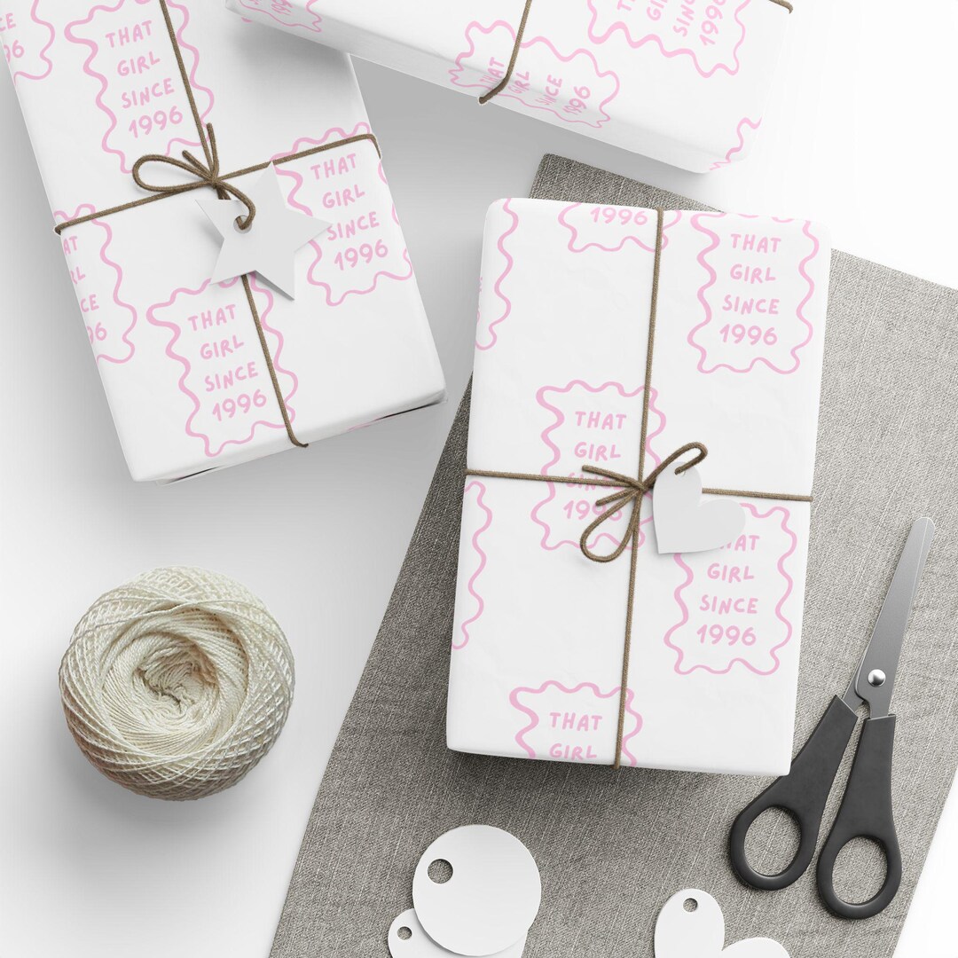 That Girl Since 1996 Wrapping Papers | 90s Baby Turns 30 - Etsy