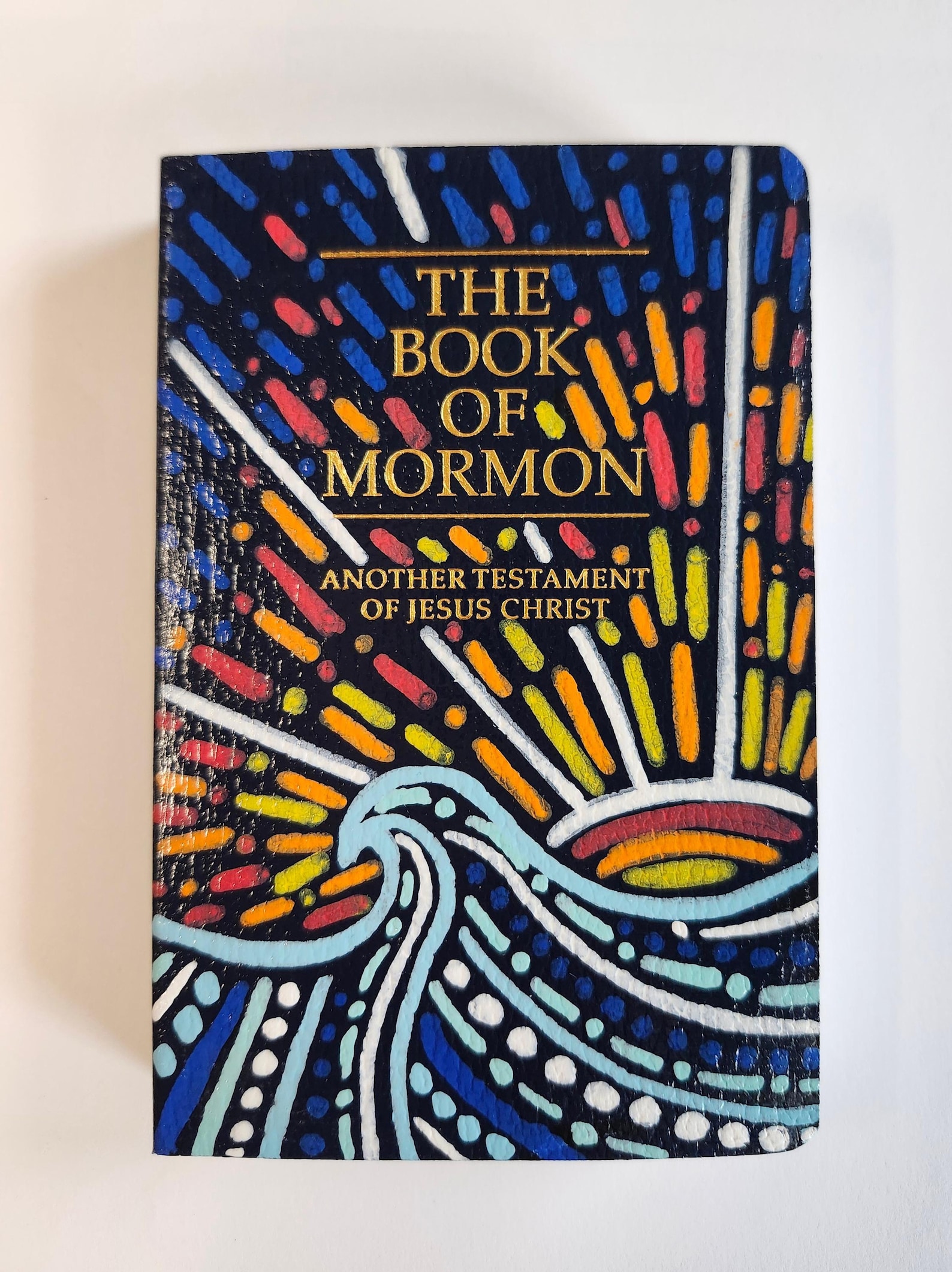Mini Soft-cover LDS Custom Hand-painted Book of Mormon. A Perfect ...