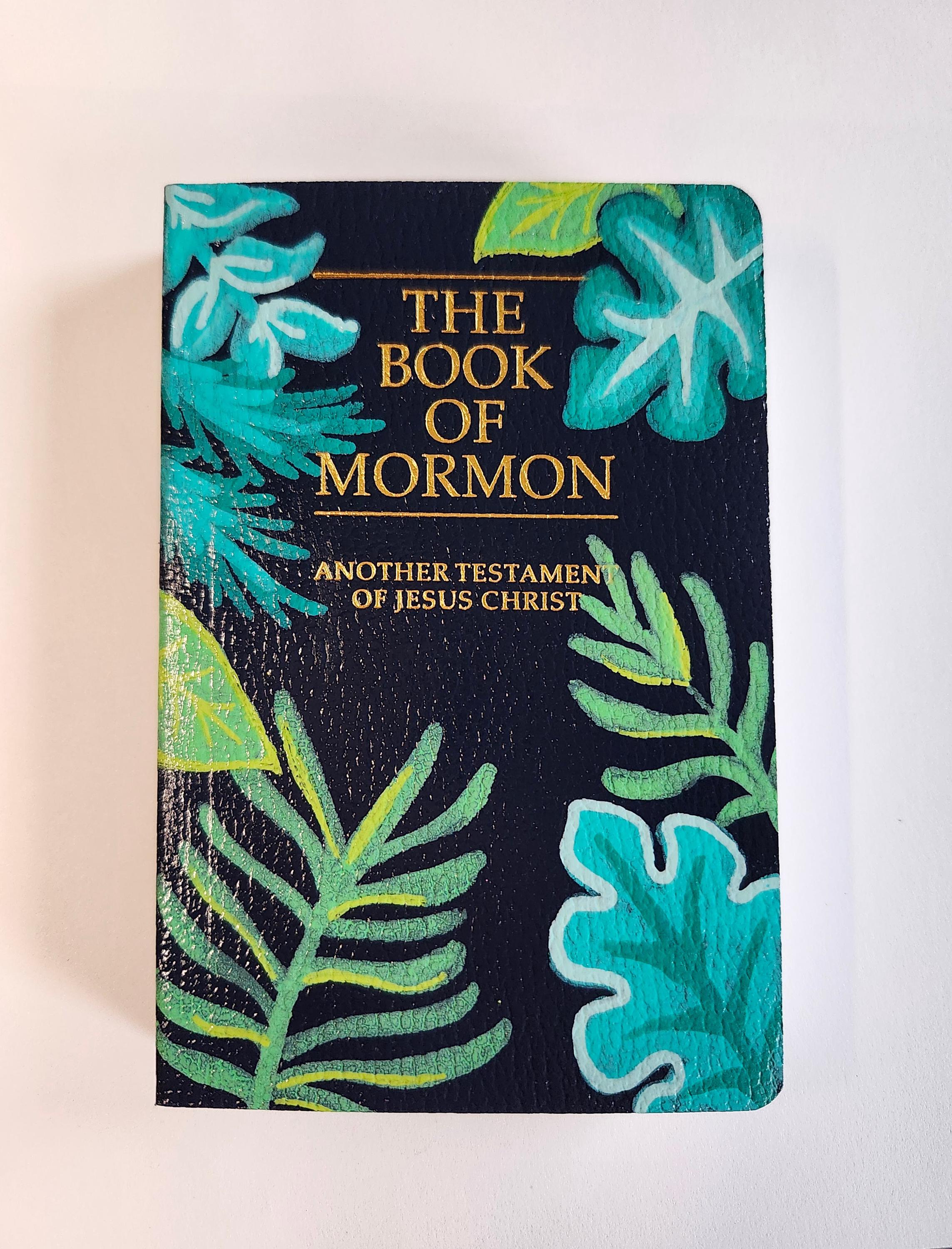 Mini Soft-cover LDS Custom Hand-painted Book of Mormon. A Perfect ...