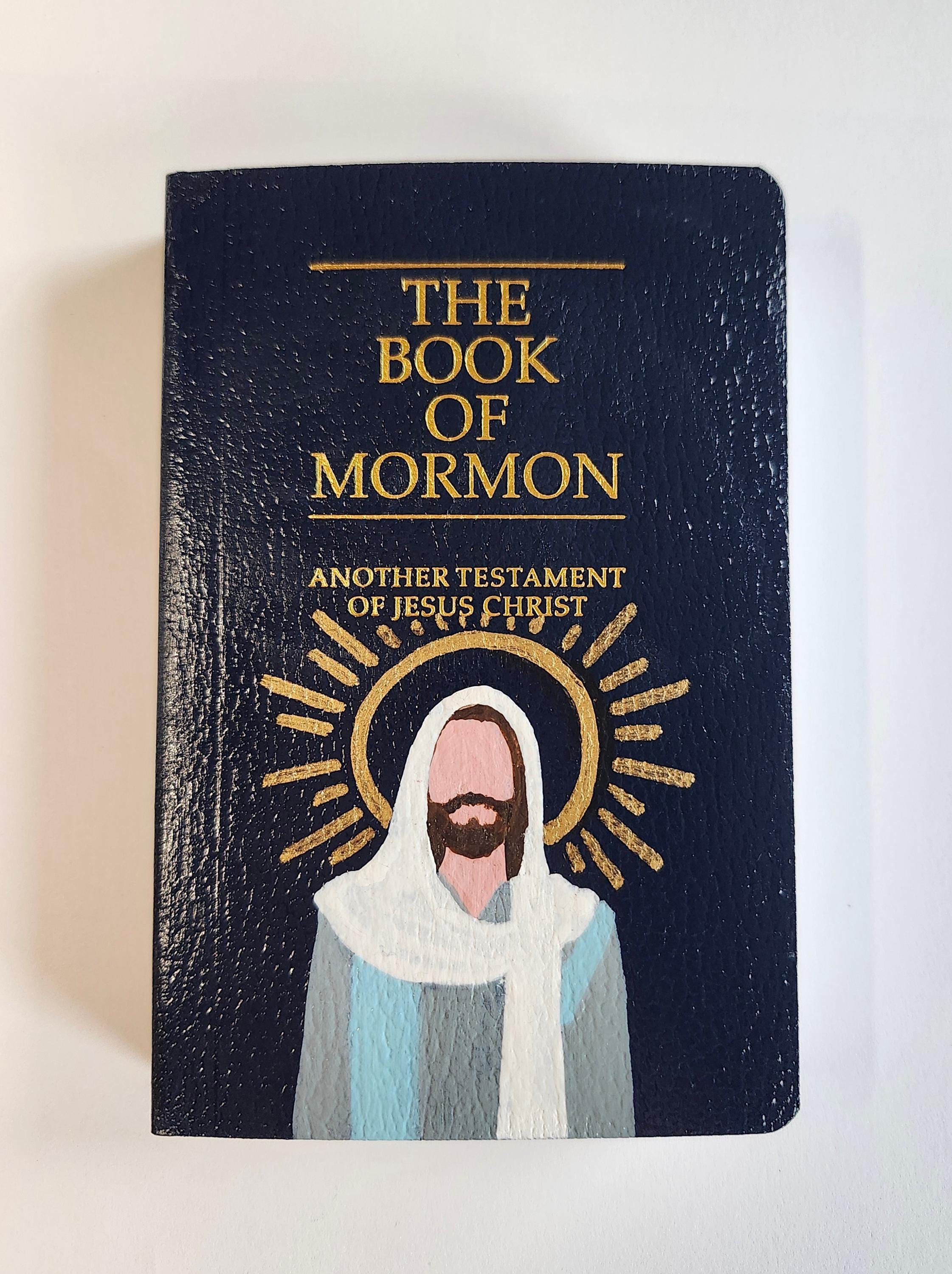 Mini Soft-cover LDS Custom Hand-painted Book of Mormon. A Perfect ...