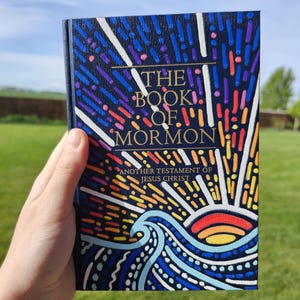 COMPLETELY CUSTOMIZED LDS Hand-painted Book of Mormon. Own a One-of-a ...
