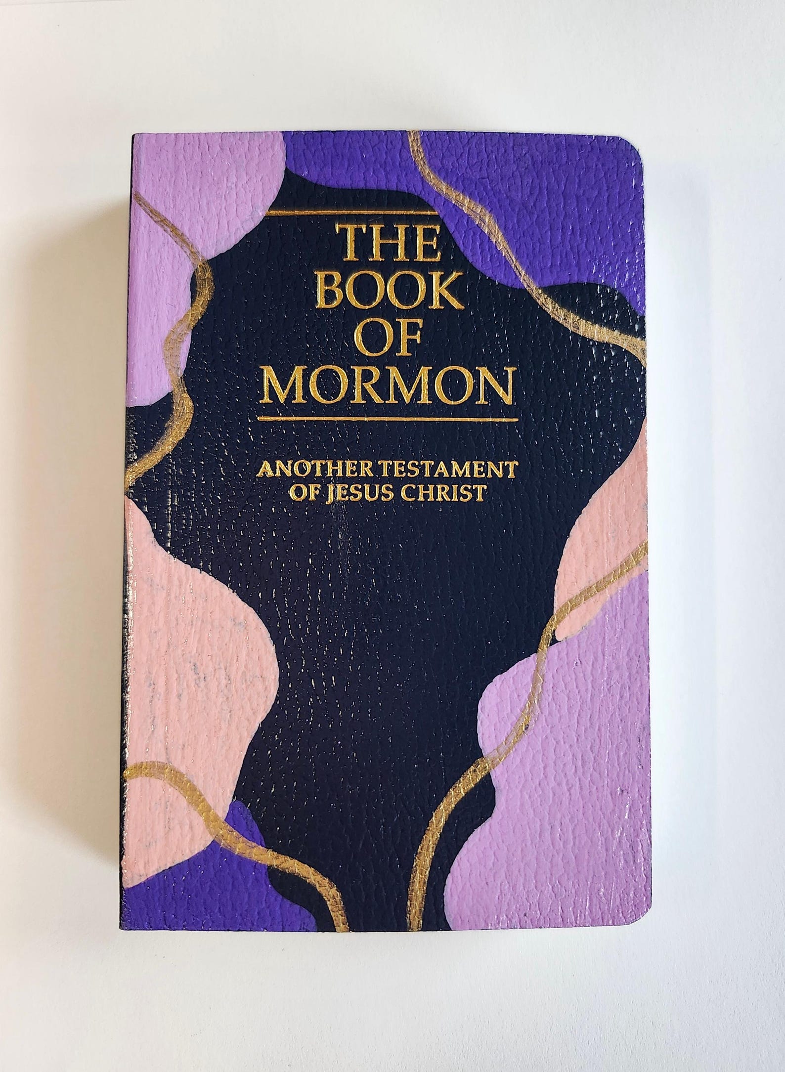 Mini Soft-cover LDS Custom Hand-painted Book of Mormon. A Perfect ...