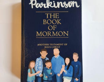 Custom Painted Book of Mormon - Full Cover - Etsy