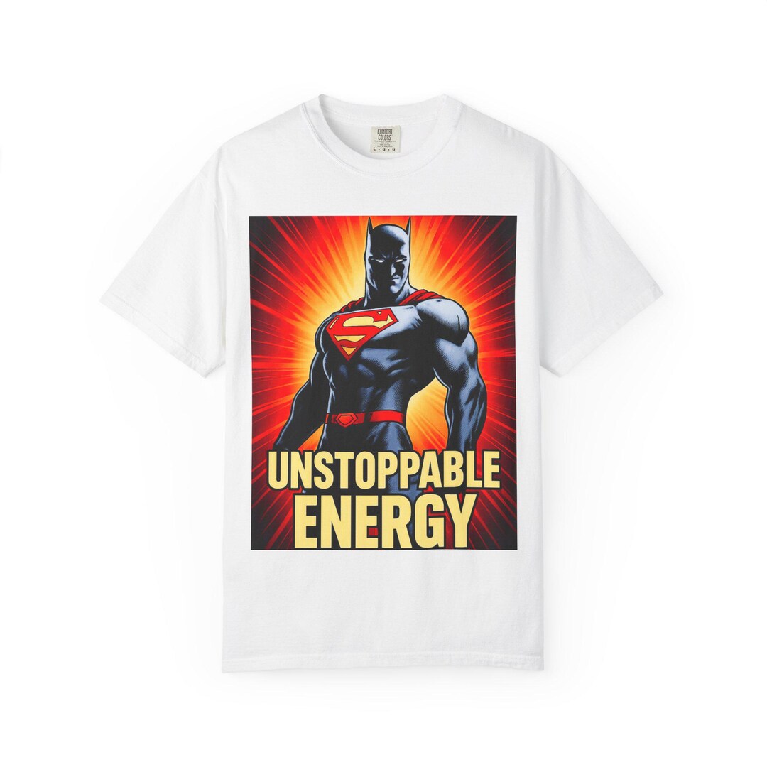 Unstoppable Energy Superhero T-shirt | Motivational Gift, Comic Shirt ...