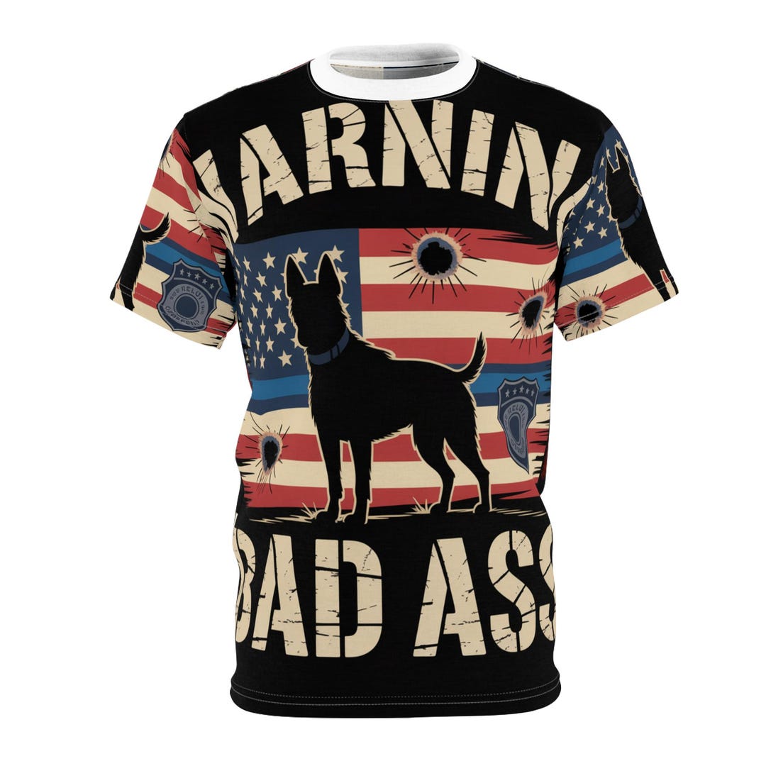 Blue Line K-9 Law Hero Fathers Tee | First Responder Dad, Working Man ...