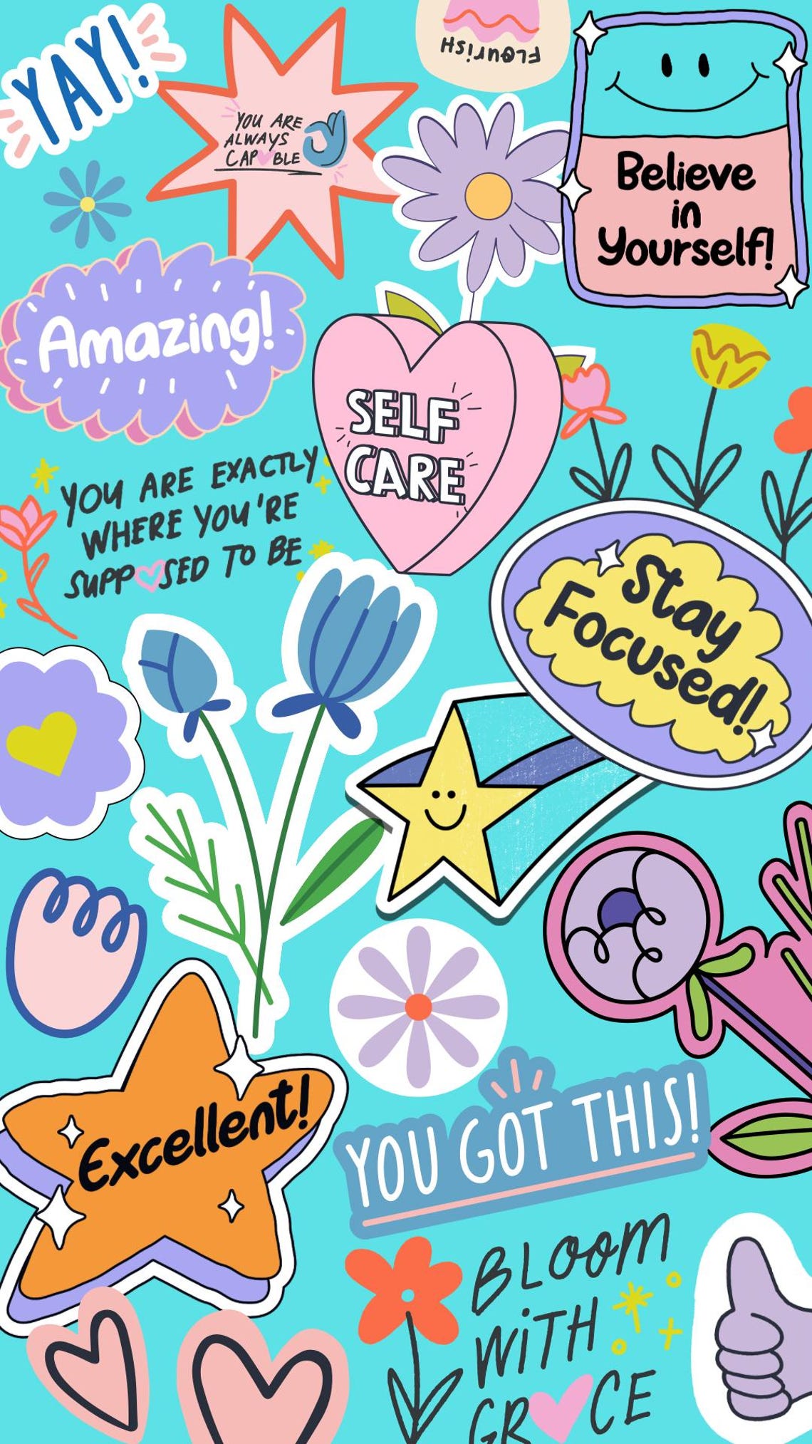 Cute Ip Wallpaper Template - Etsy