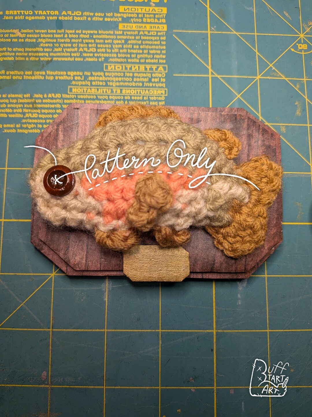 Pattern Only! Rainbow Trout Miniature Fish Crochet Pattern - Etsy