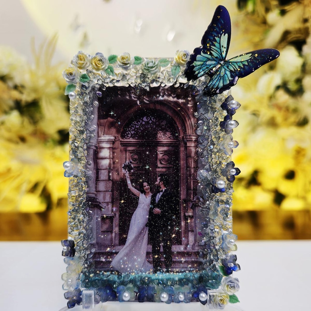 Liquid Star Flash Frame Handmade Custom Resin Flow Frame - Personalized ...