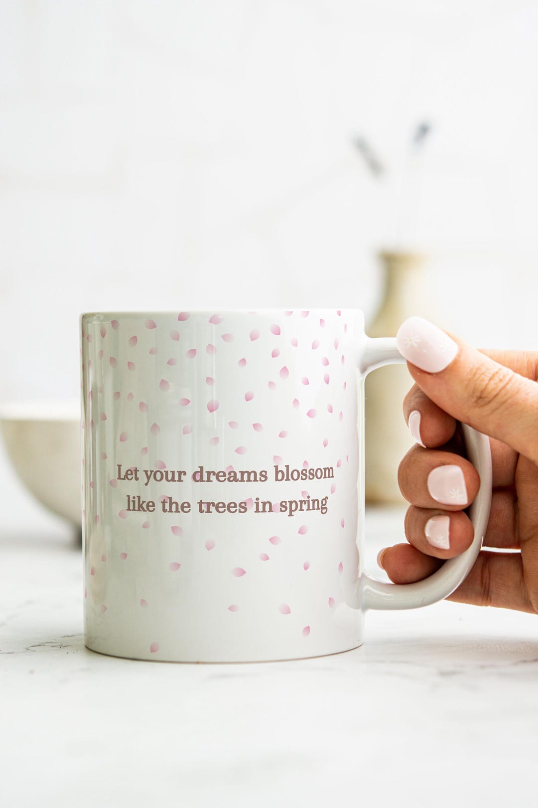 Cute Ceramic Mug, Cute Coffee Mug, Summer Mug, Spring Mug ...