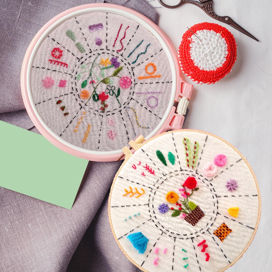 Tutorial 2 Patterns for Embroidery, Embroidery Guide, Embroidery Book ...