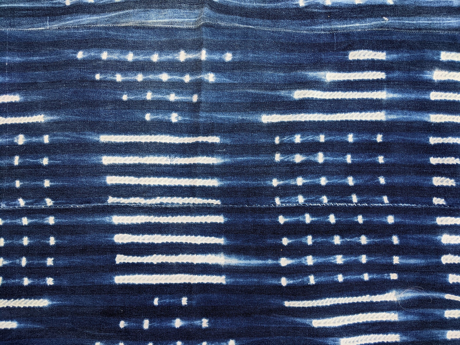 Vintage African Indigo Cloth 34"x60" - Etsy