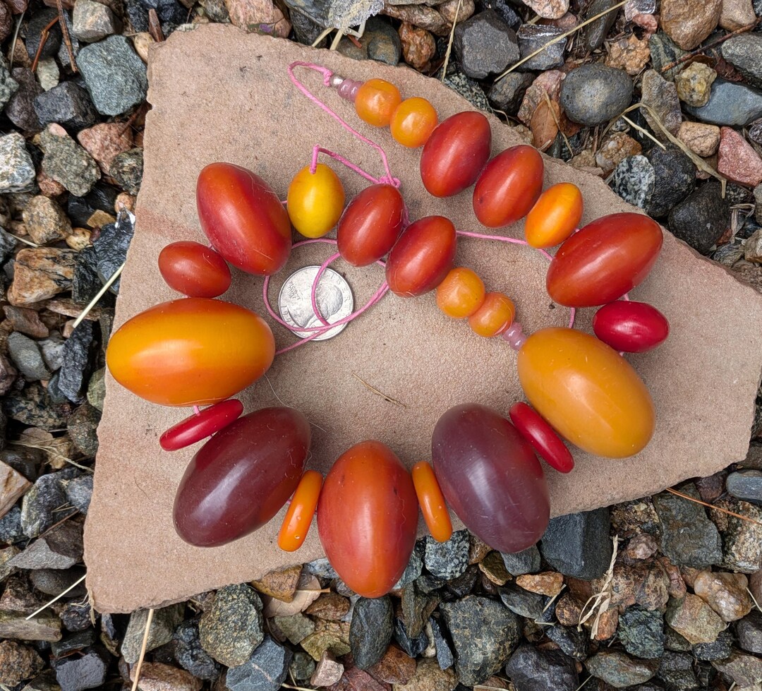 African Copal Resin Beads - Etsy