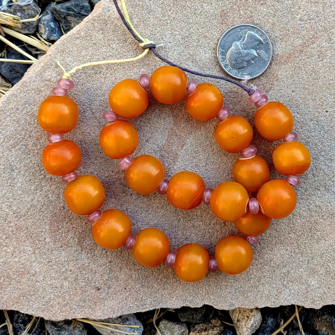 African Copal Resin Beads: 16mm - Etsy