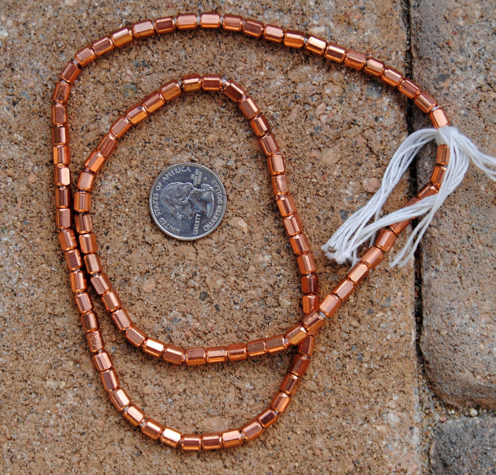 Indian Copper Metal Beads: Cube 4x5mm - Etsy