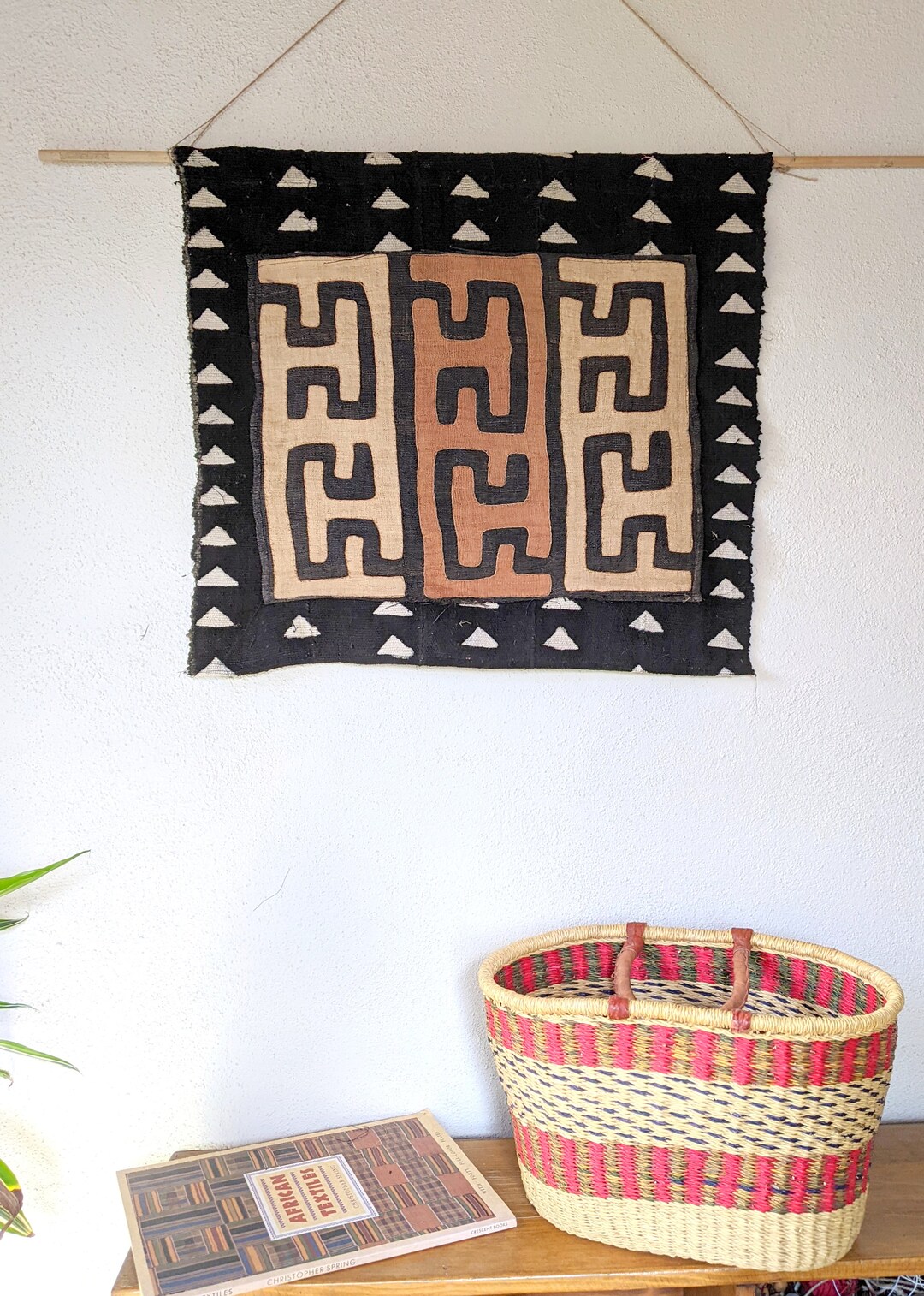 Hand Made African Mud Cloth/kuba Wall Hanging 26x48 - Etsy