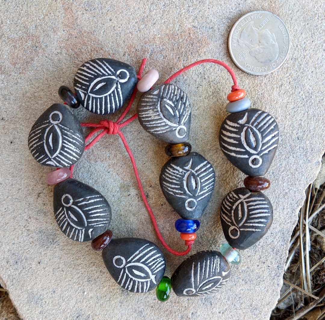 Mali Clay Beads 20x23mm - Etsy