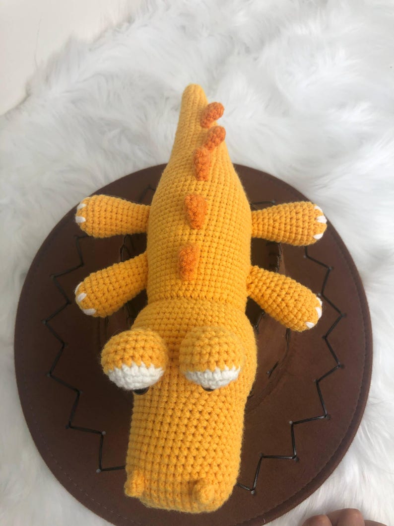 Crocodile Plush No-sew Crochet Pattern PDF – Amigurumi Alligator ...