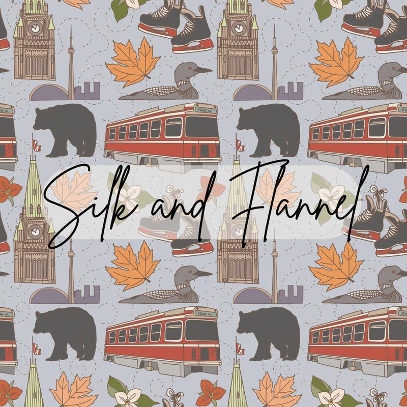 Ontario Canada Fabric - Etsy