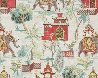 Chinoiserie fabric | Etsy