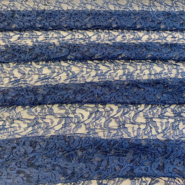 Navy Lace Fabric - Etsy