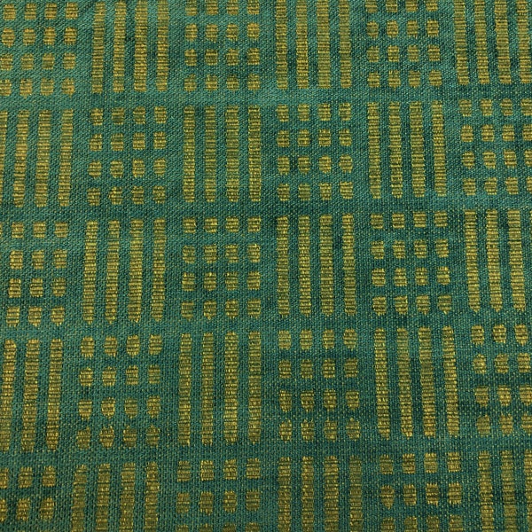 Green Geometric Upholstery Fabric - Etsy