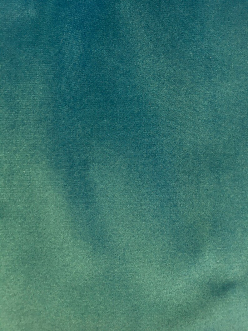 Teal azul antiguo teal verde teal terciopelo tapizado drapery - Etsy España