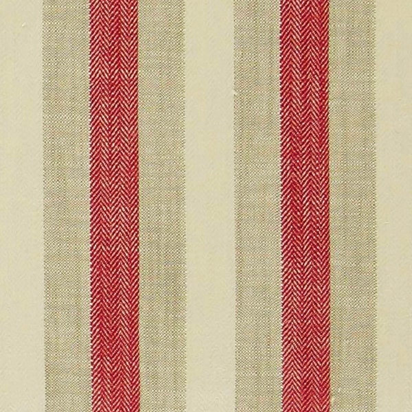 Red Striped Fabric - Etsy