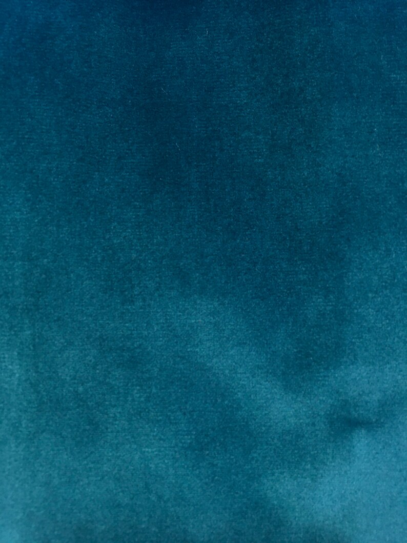 Teal azul antiguo teal verde teal terciopelo tapizado drapery - Etsy España