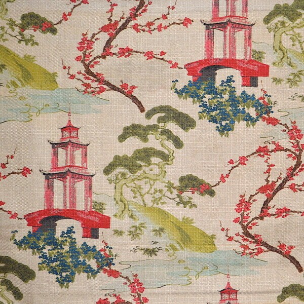 Fabric Chinoiserie - Etsy