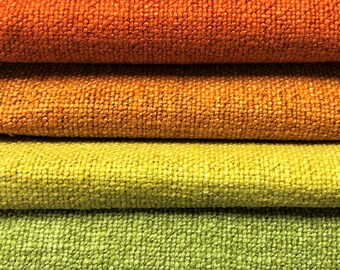 Orange Tweed Fabric - Etsy