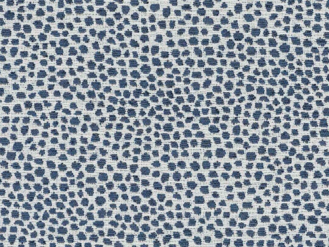 Grey Navy Blue Cheetah Animal Pattern Upholstery Fabric - Etsy