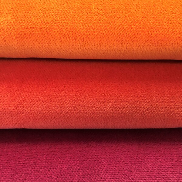 Orange Pink Fabric - Etsy