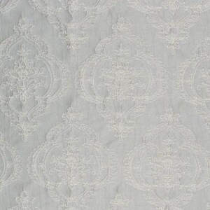 Embroidered Faux Silk Cotton Lycra Drapery Pillow Fabric - Etsy