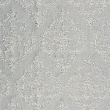 Embroidered Faux Silk Cotton Lycra Drapery Pillow Fabric | Etsy
