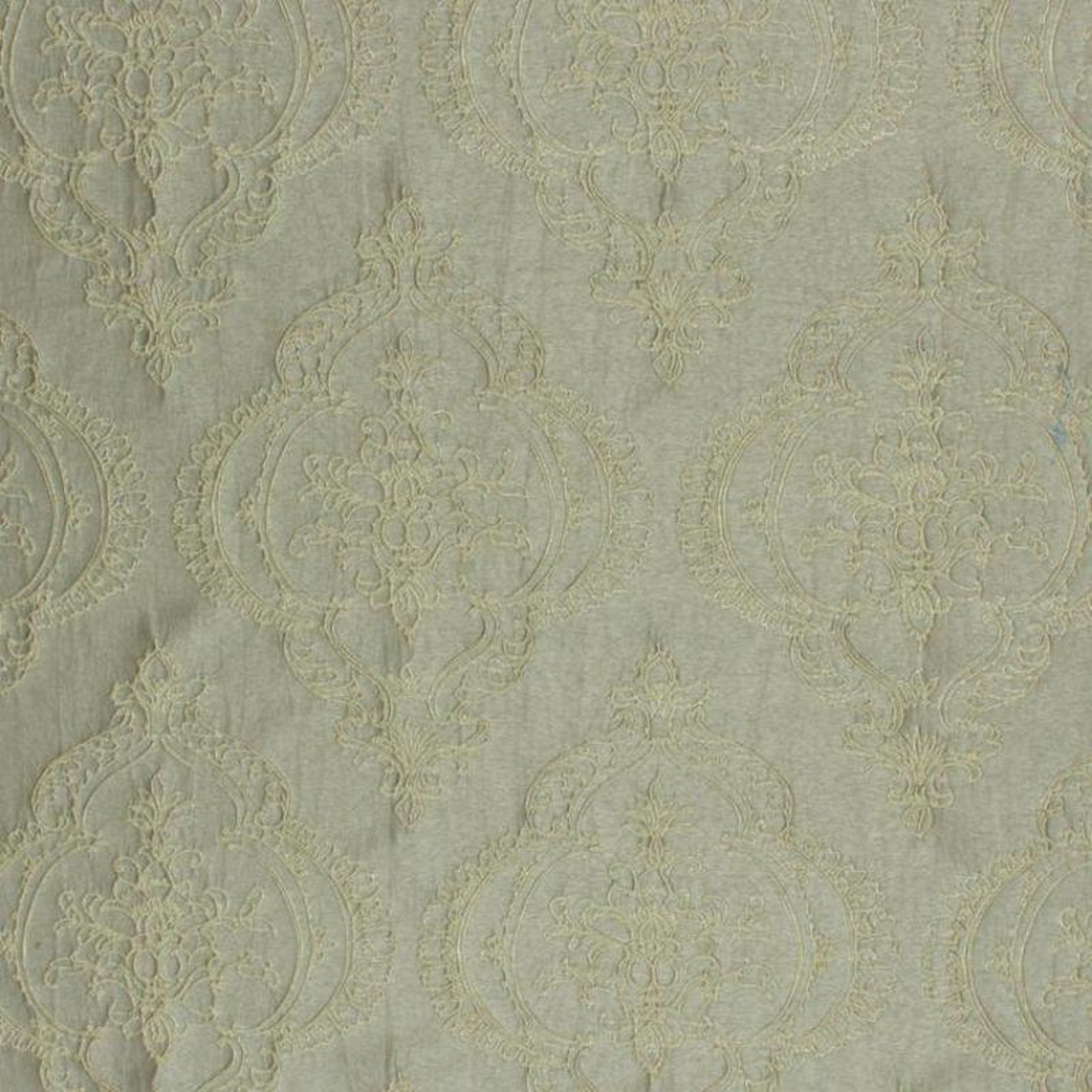Embroidered Faux Silk Cotton Lycra Drapery Pillow Fabric - Etsy