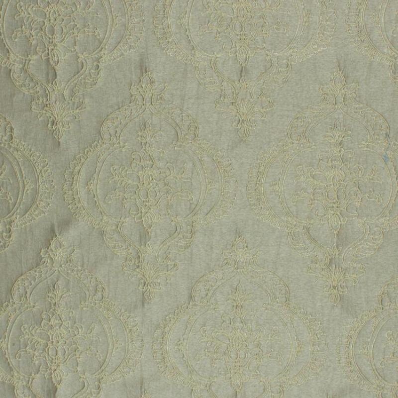 Embroidered Faux Silk Cotton Lycra Drapery Pillow Fabric | Etsy