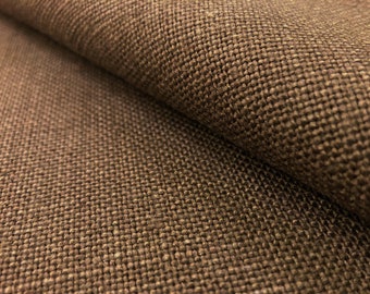 Brown Linen Fabric - Etsy
