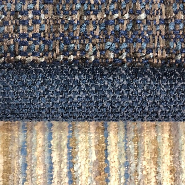Navy Blue Boucle Fabric - Etsy