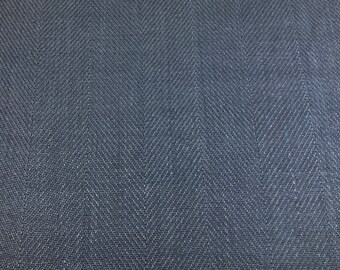 Navy Chevron Fabric - Etsy