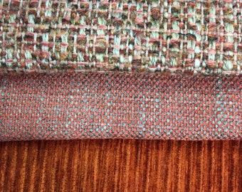 Burnt Orange Tweed Fabric - Etsy