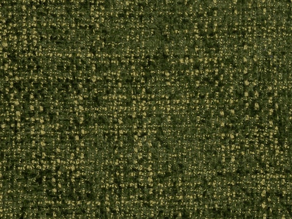 Green Chenille Fabric