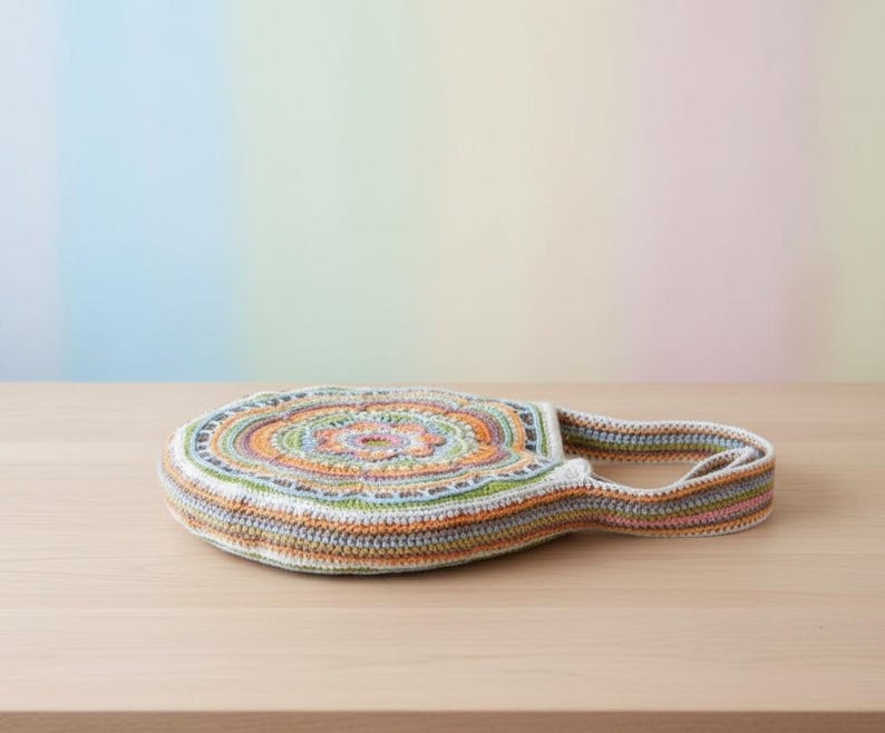 Boho Flower Slouch Bag Crochet Pattern, Granny Square Purse Tutorial ...